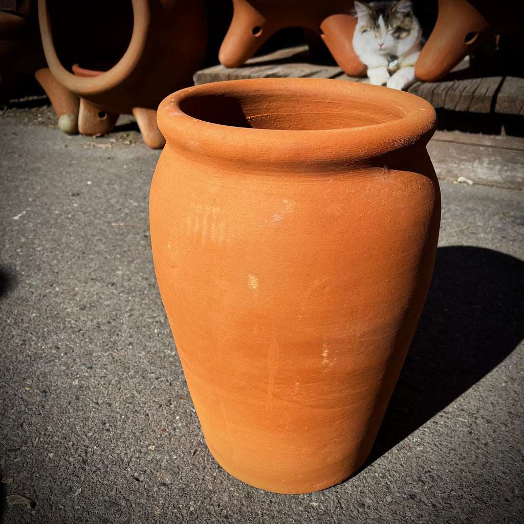 Terra Cotta Planter | Tall Jar, 14" – Little Baja Home & Garden Decor