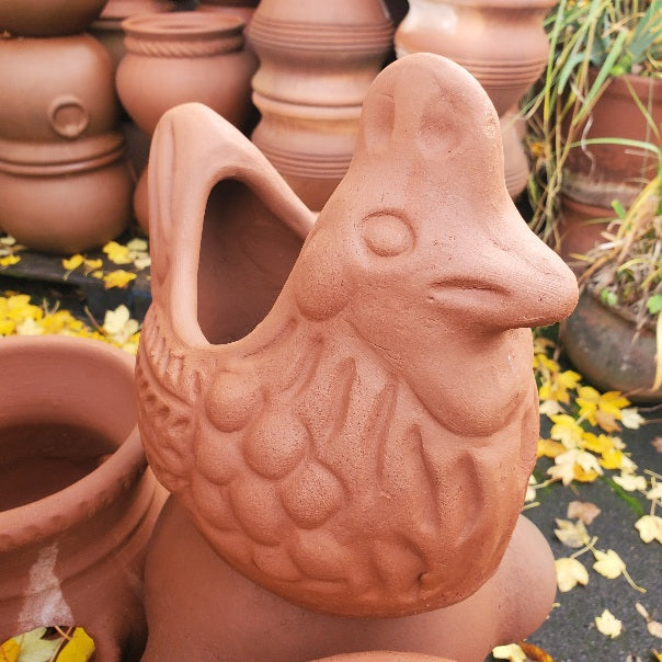 Terra Cotta Planter | Chicken Pots (Three Sizes: Small, Medium & Large ...