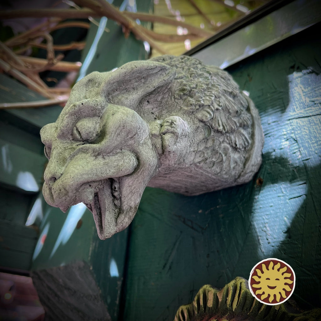 Statuary | Gargoyle Wall Serpent, Stained – Little Baja Home & Garden Decor