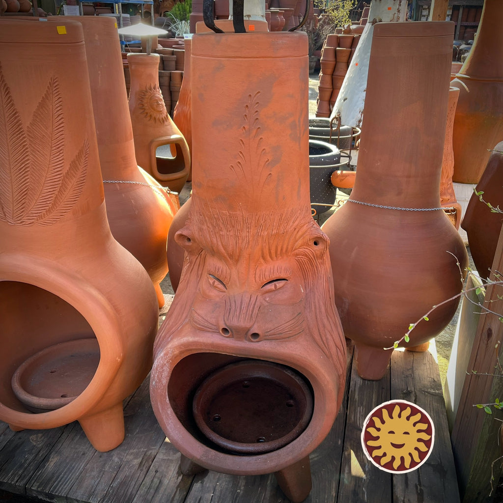 Baja Chiminea | Lion Chiminea (Medium & Large) – Little Baja Home ...