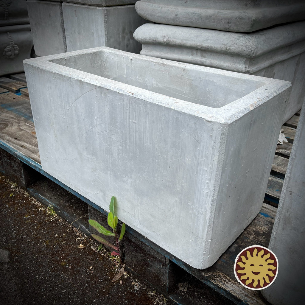 Concrete Planter | Rectangle Planter, 21" (Local Pickup Only) – Little ...