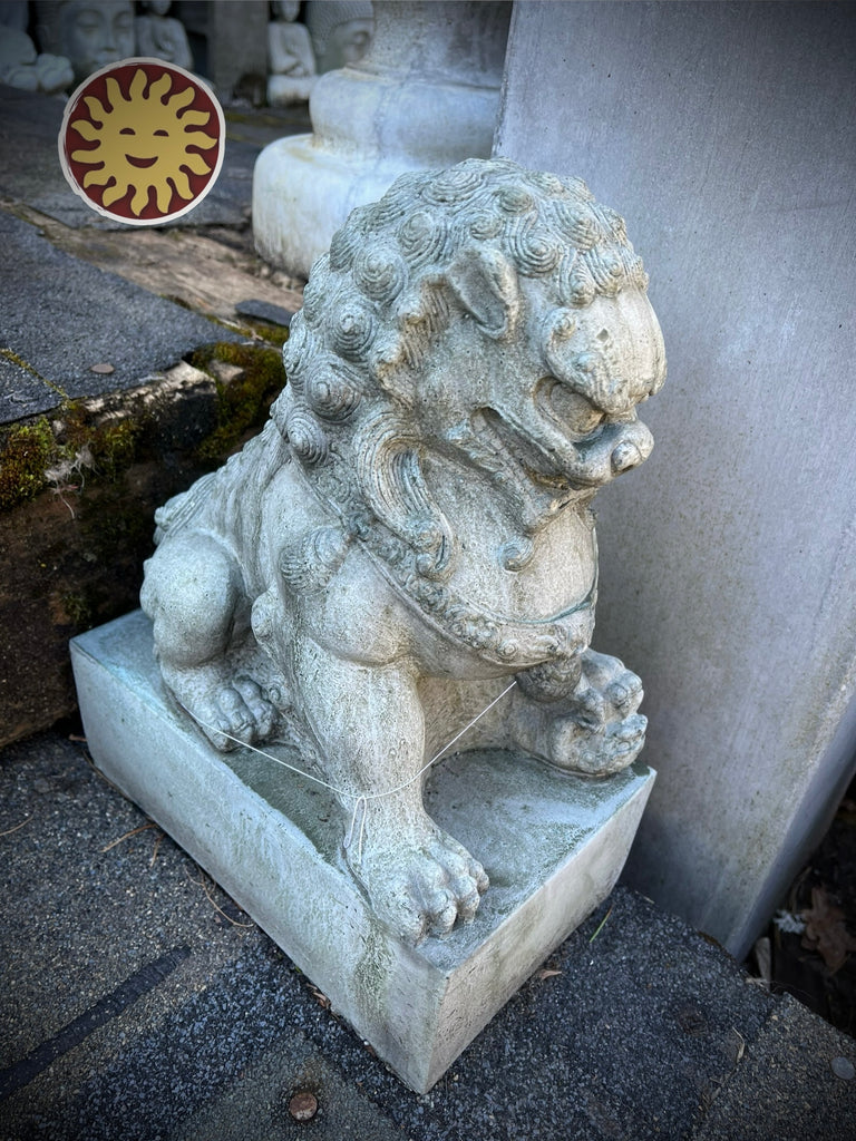 Statuary, Asian | Foo Dog Pair, Small, Stained – Little Baja Home ...