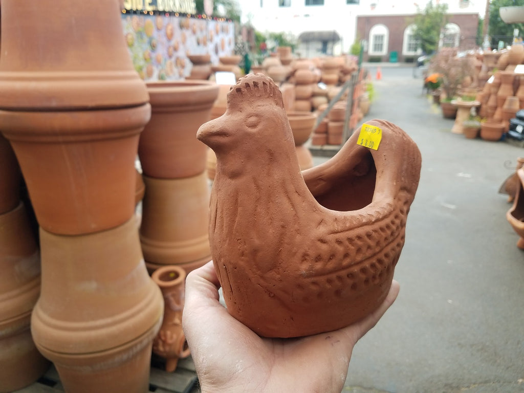 Terra Cotta Planter | Chicken Pots (Three Sizes; Small, Medium & Large ...